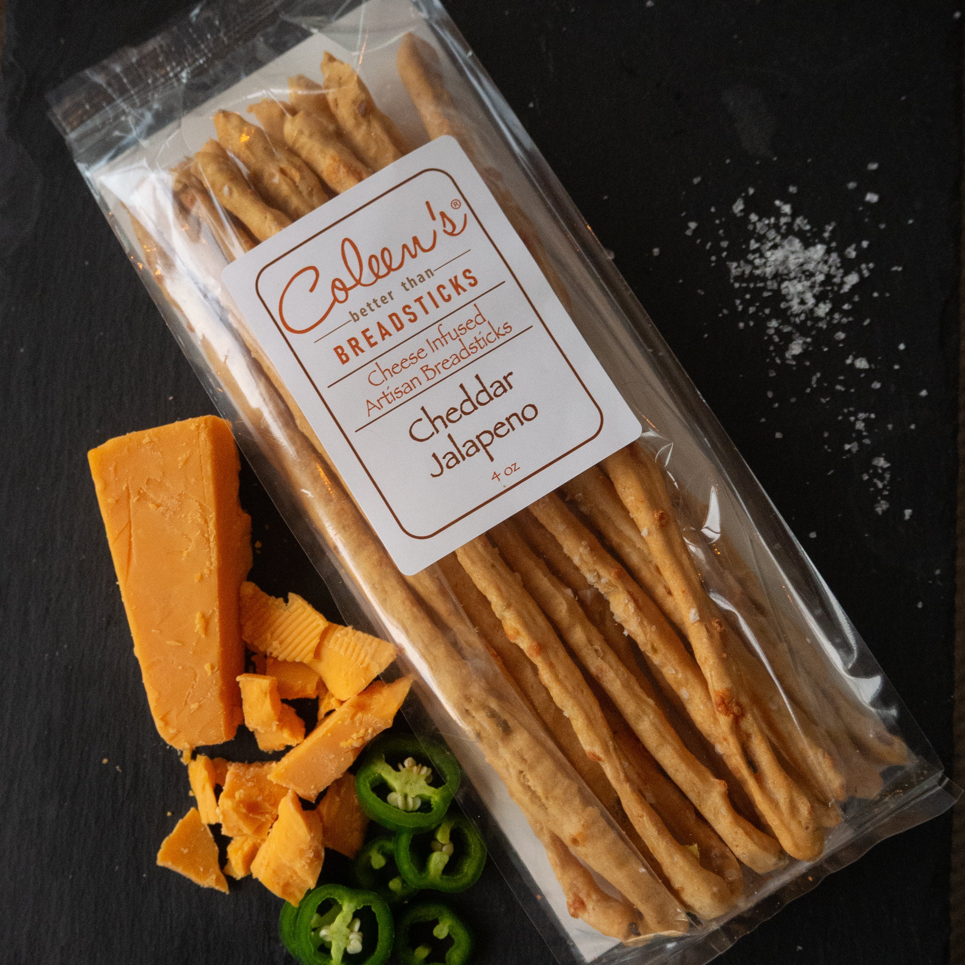 Cheddar Jalapeno – Coleen's Breadsticks